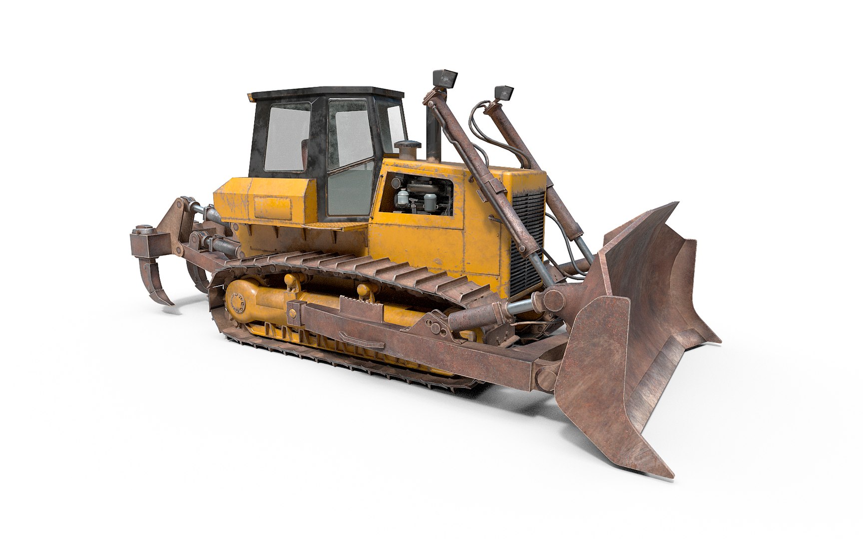 Collection Of Crawler Bulldozer 3D Model - TurboSquid 2378419