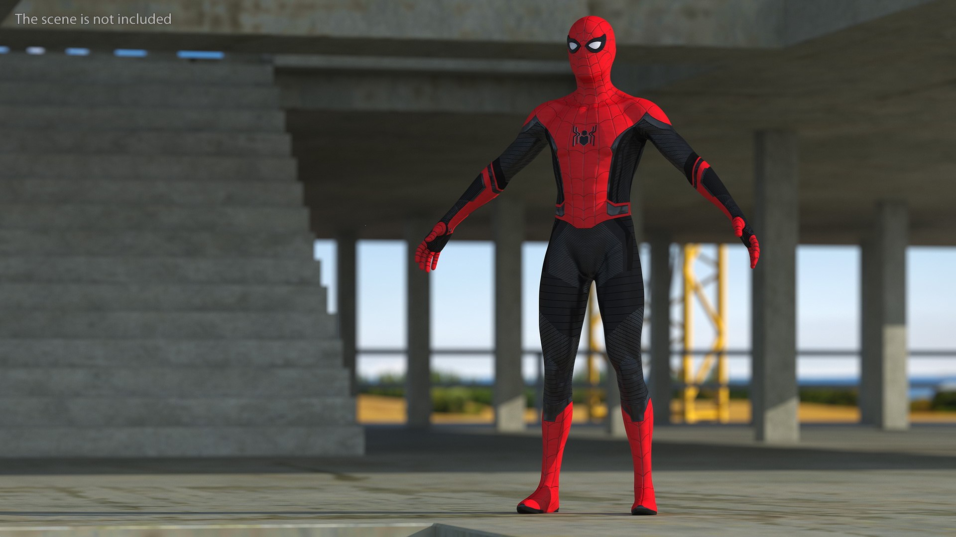 Spider Man Neutral Pose 3D model - TurboSquid 1788369