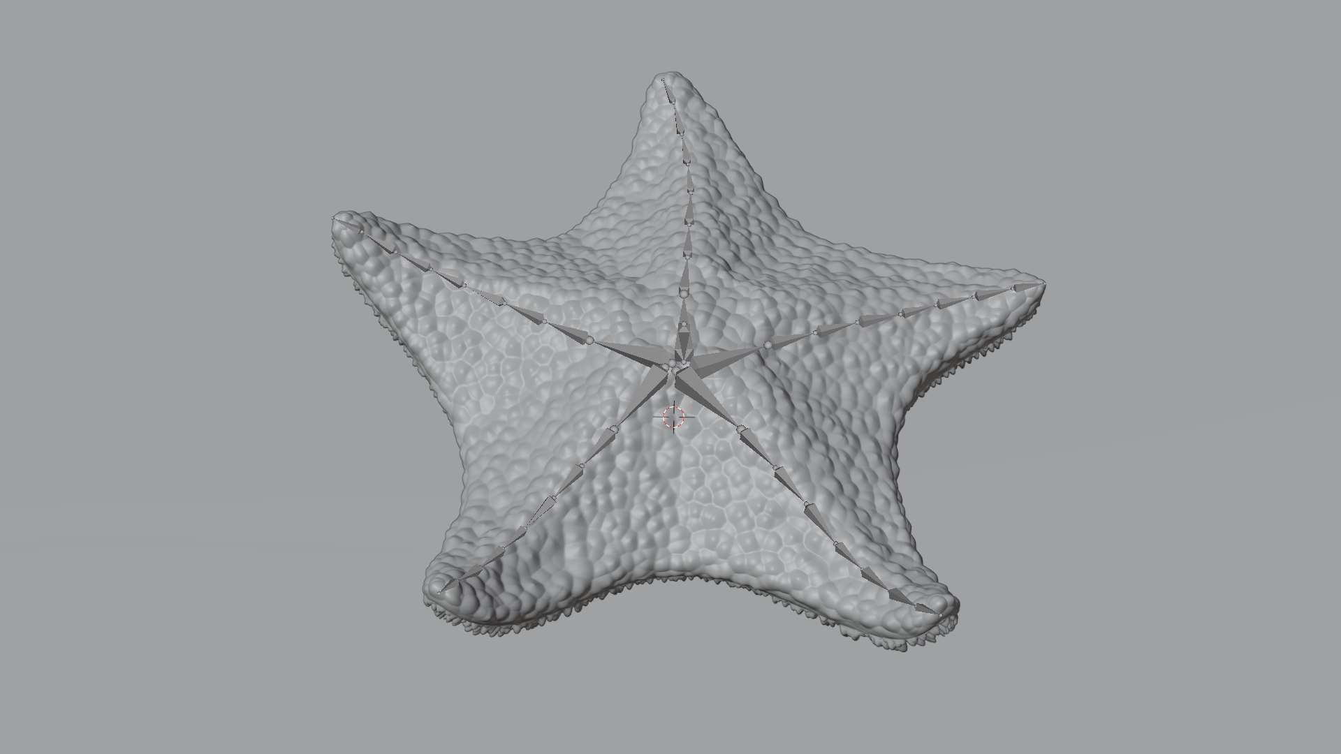 Bat Starfish Red 3D - TurboSquid 1703822