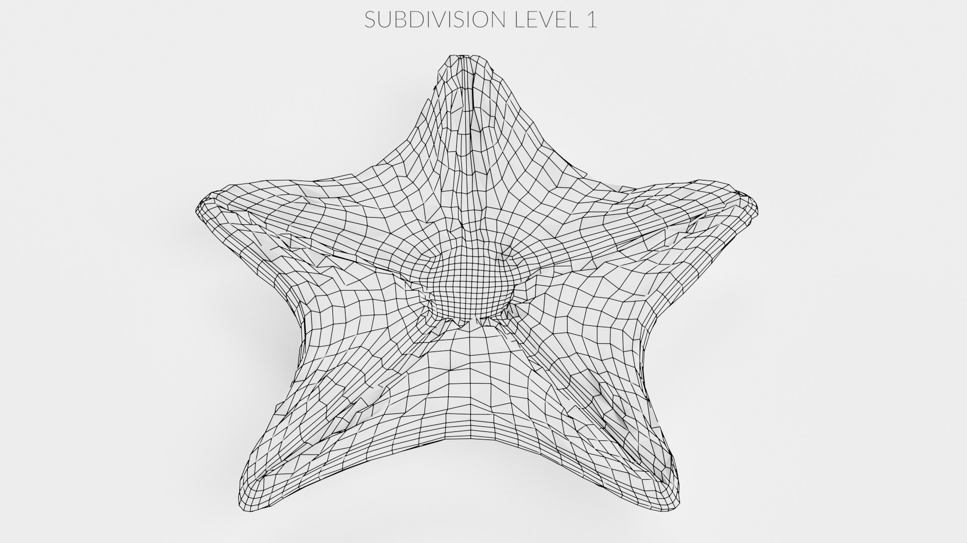 Bat Starfish Red 3D - TurboSquid 1703822