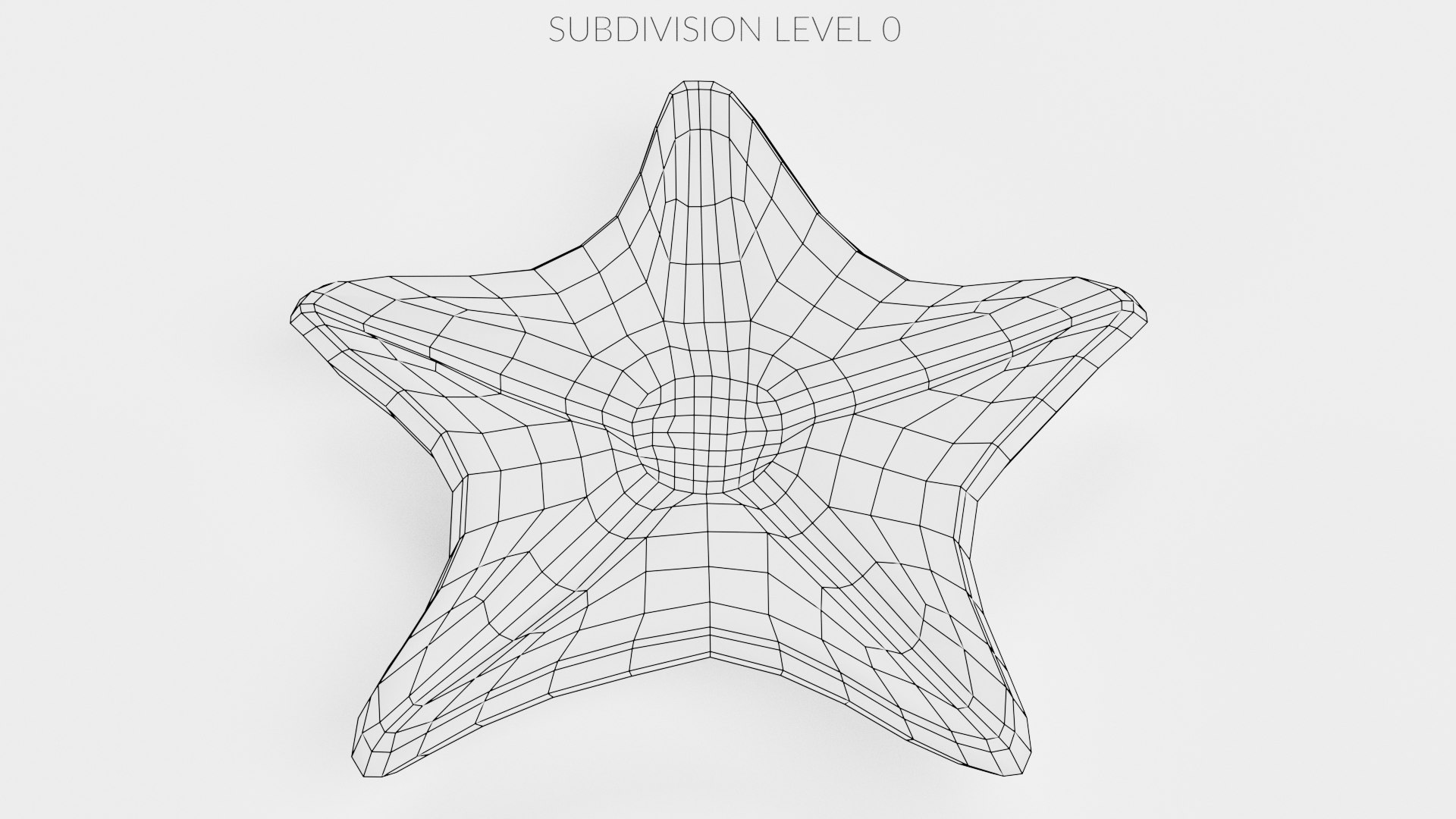 Bat Starfish Red 3D - TurboSquid 1703822