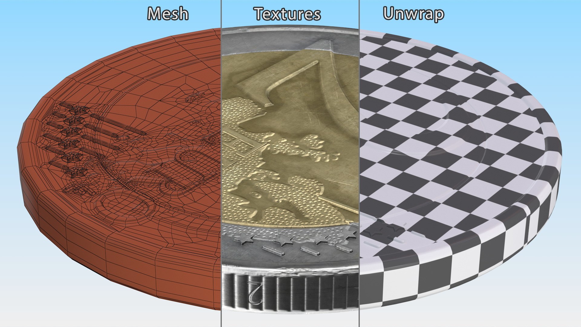 2 Euro Coins Collection 3D Model - TurboSquid 2163724