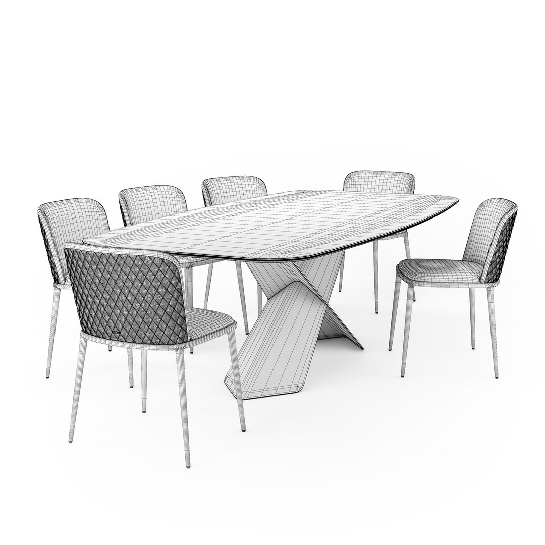 3D Model Tyron Table Magda Ml - TurboSquid 1642309