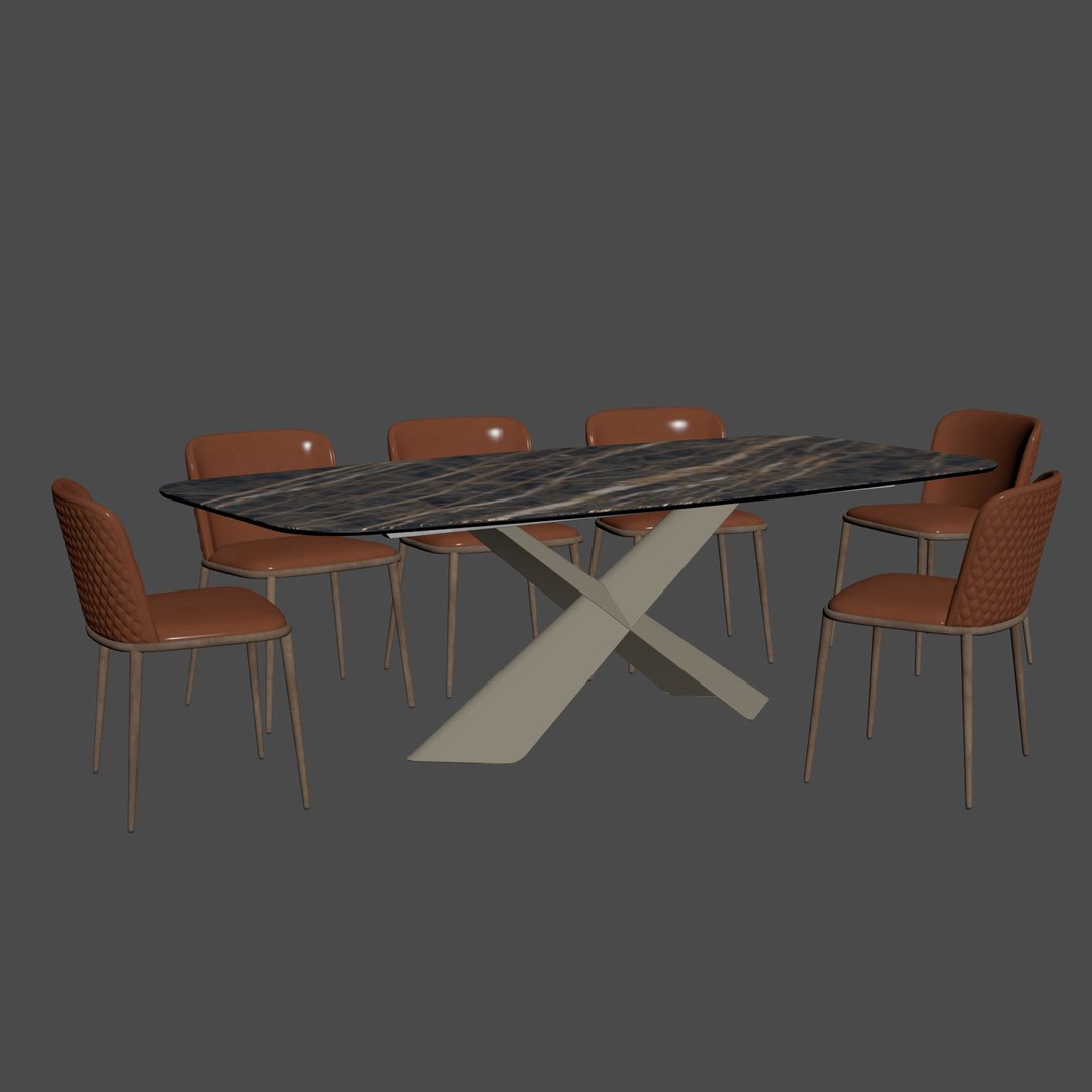 3D Model Tyron Table Magda Ml - TurboSquid 1642309
