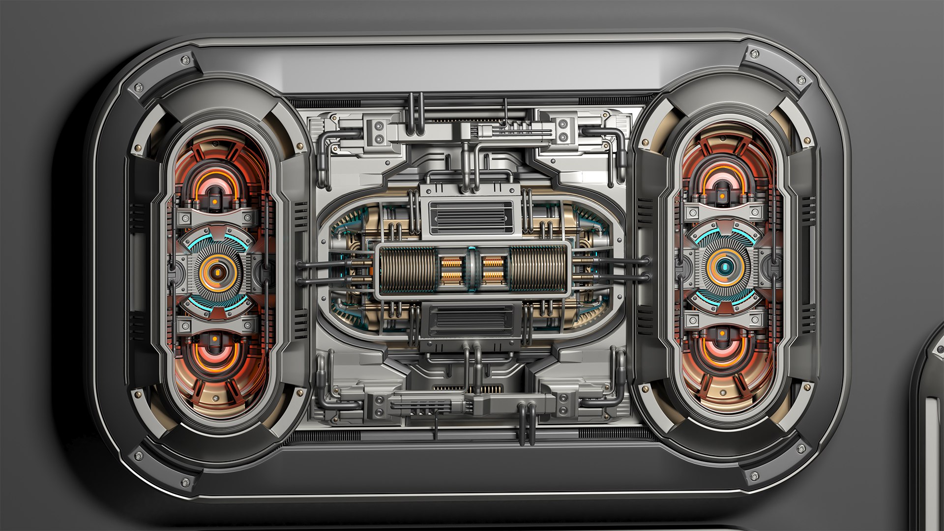 Sci-Fi Kitbash - Futuristic Panel 1 - Mega Element 3D Model ...