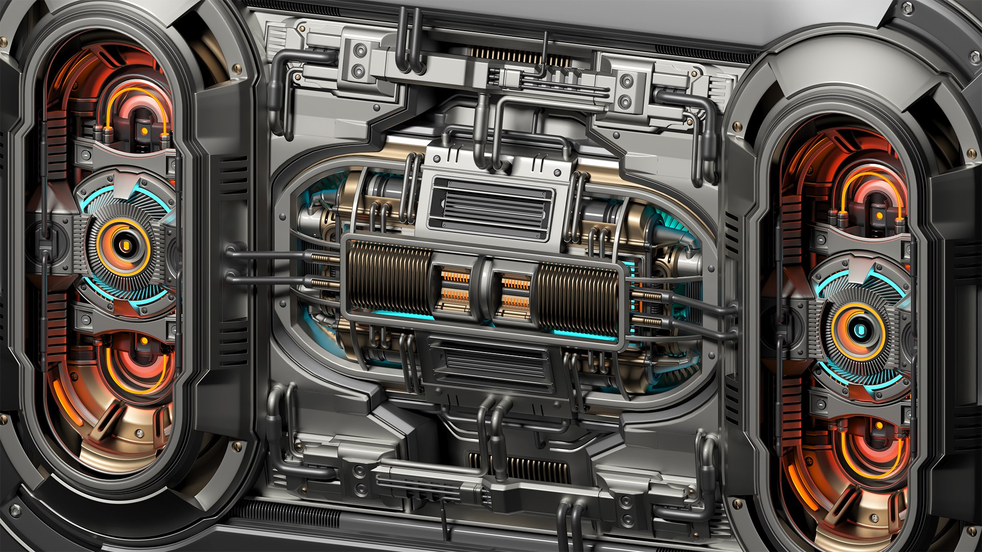 Sci-Fi Kitbash - Futuristic Panel 1 - Mega Element 3D Model ...