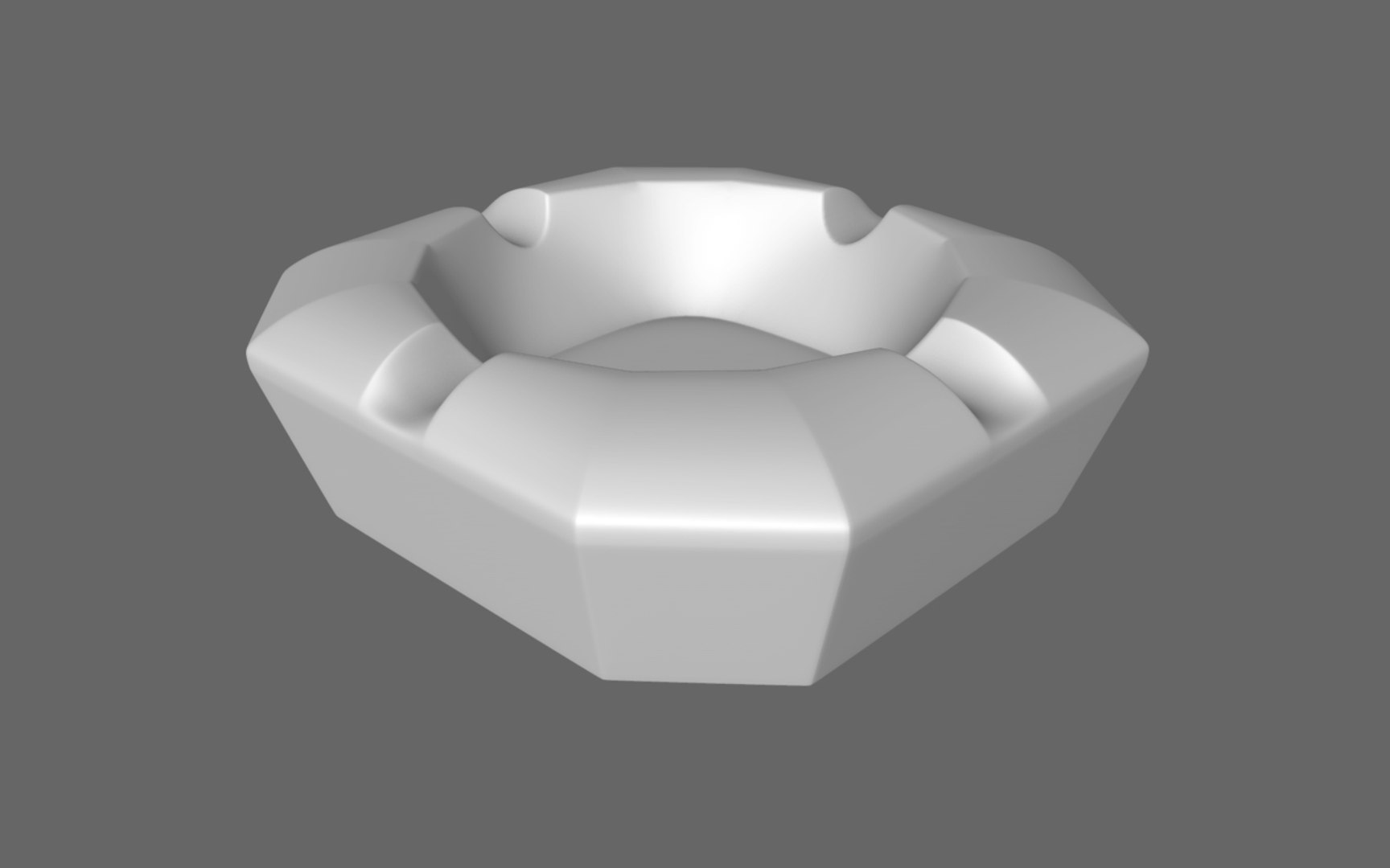 free ashtray ash tray 3d model