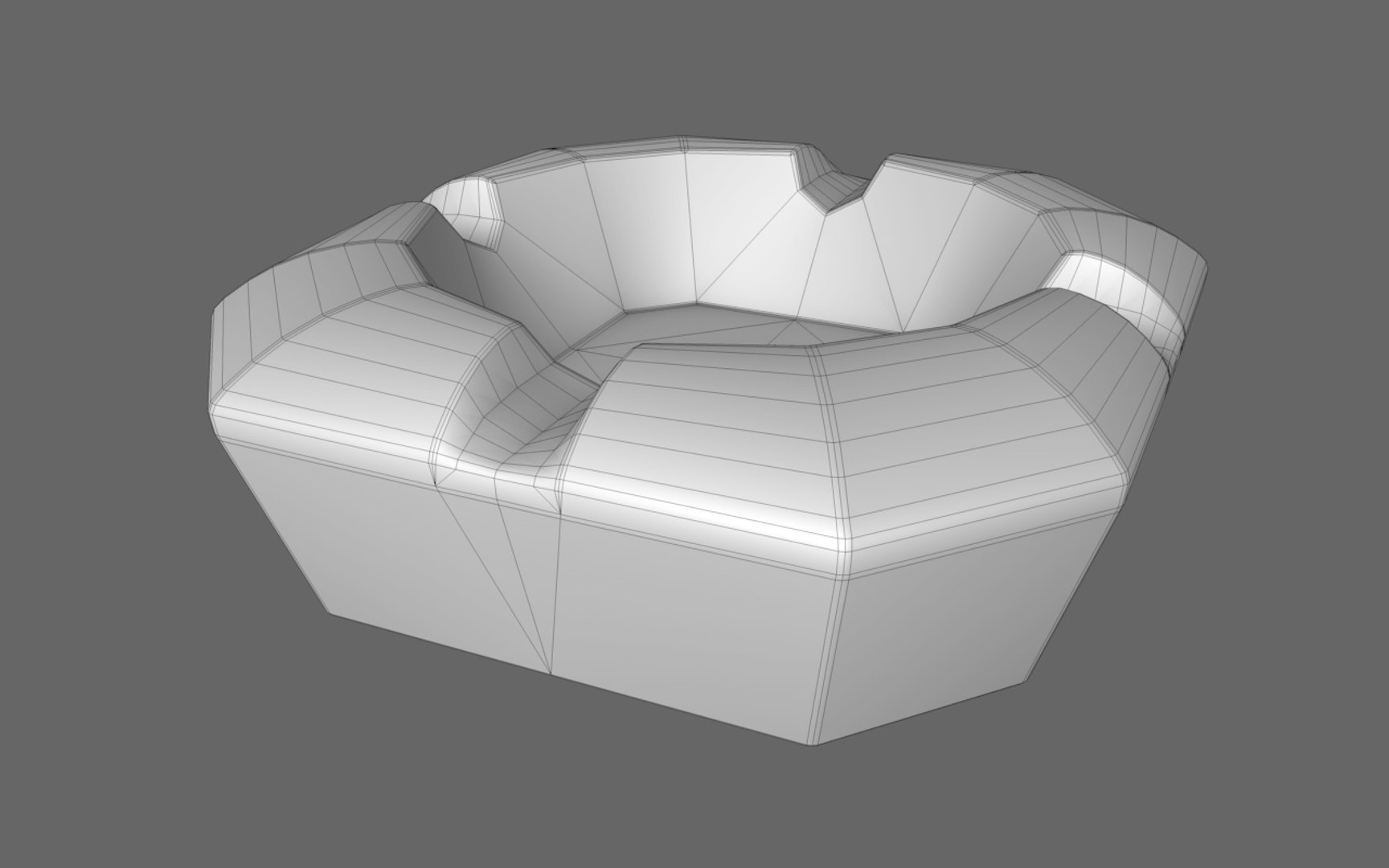 free ashtray ash tray 3d model