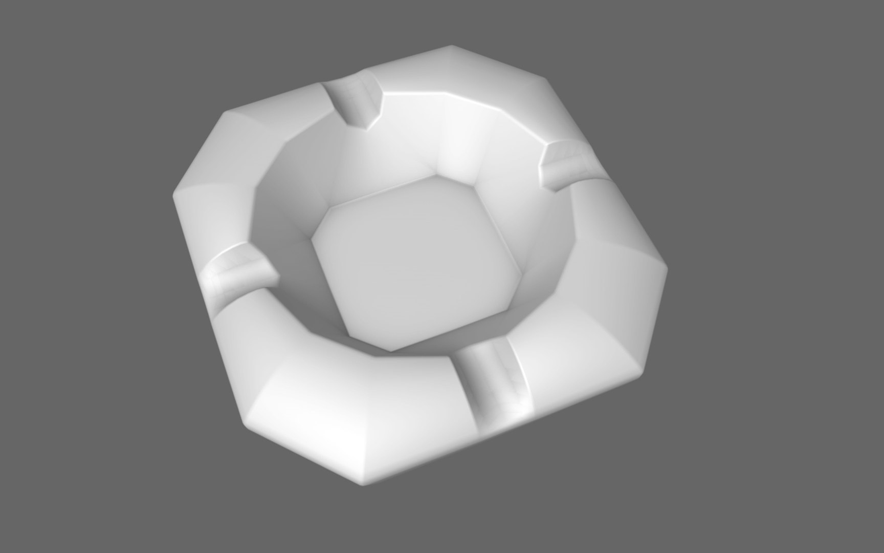 free ashtray ash tray 3d model