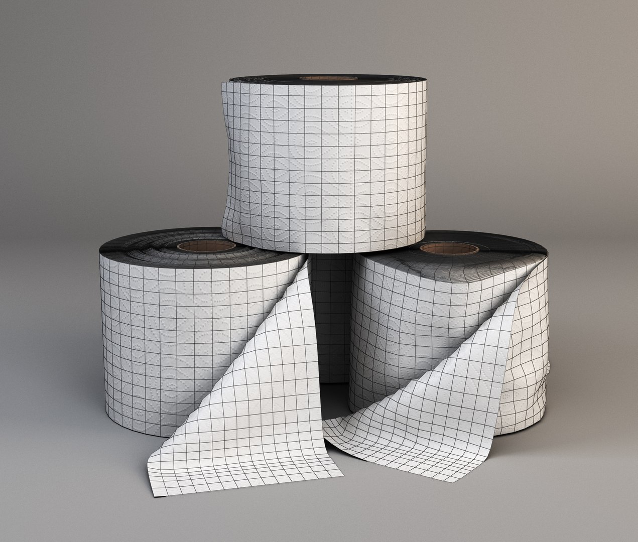 3D Toilet Paper Model - TurboSquid 1718204