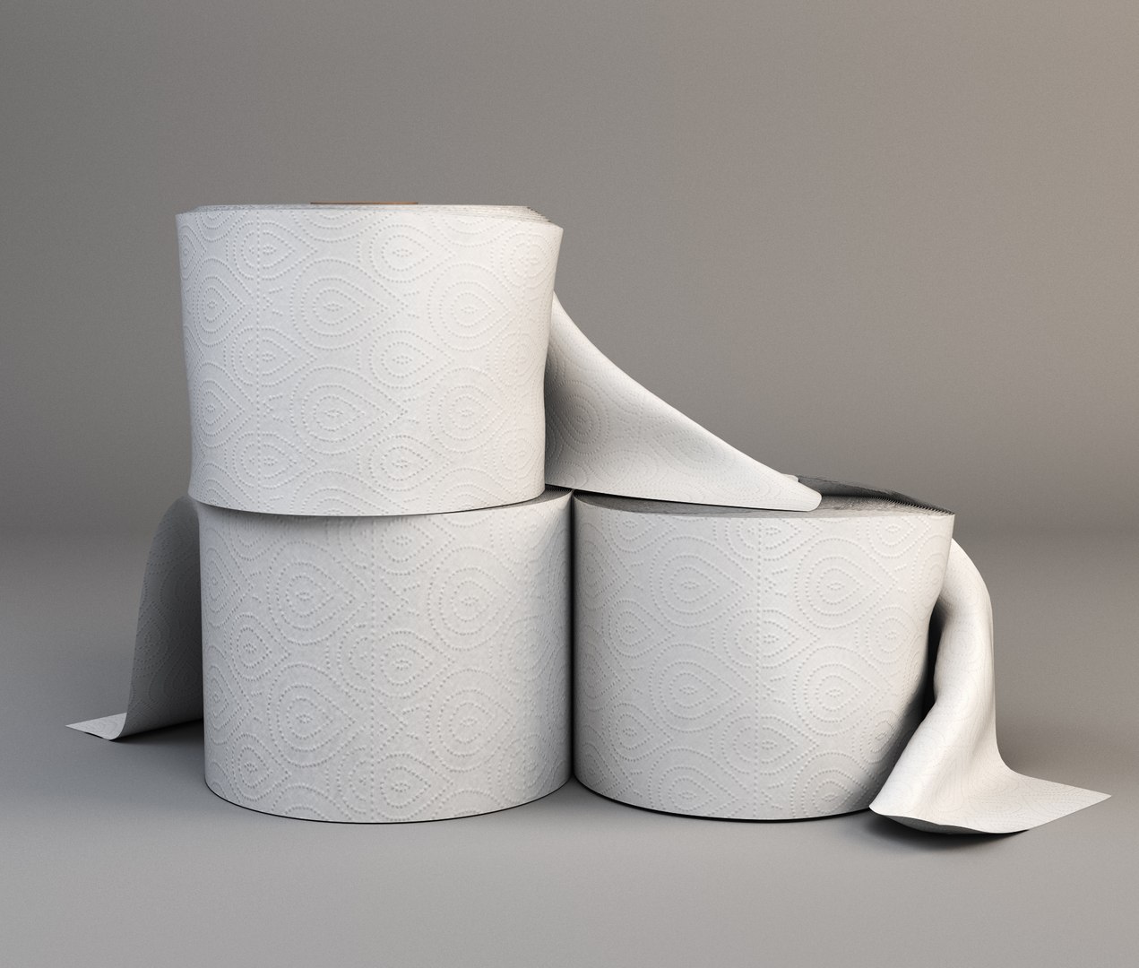 3D Toilet Paper Model - TurboSquid 1718204