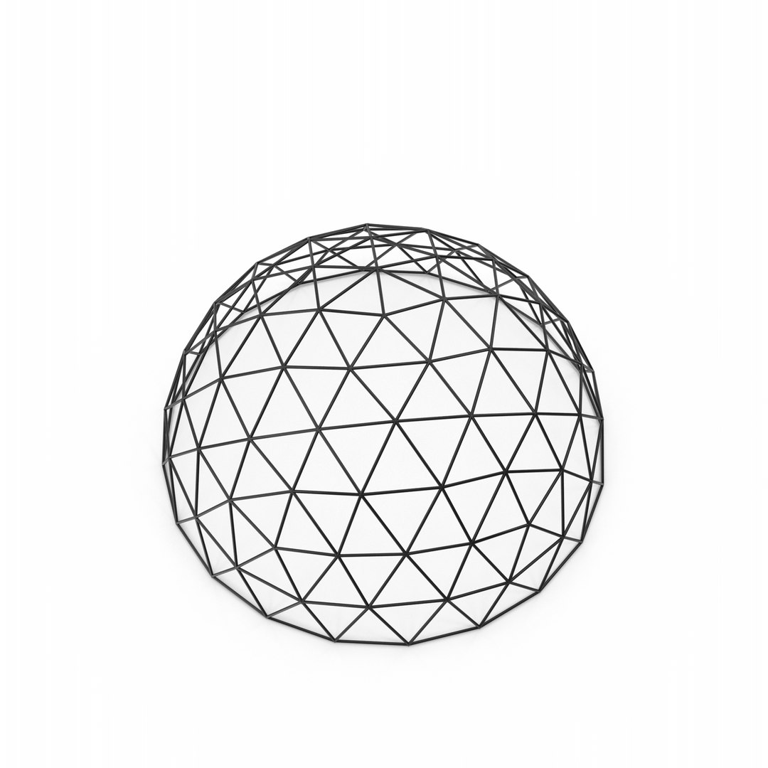 Geometric Dome 3D model - TurboSquid 1877666
