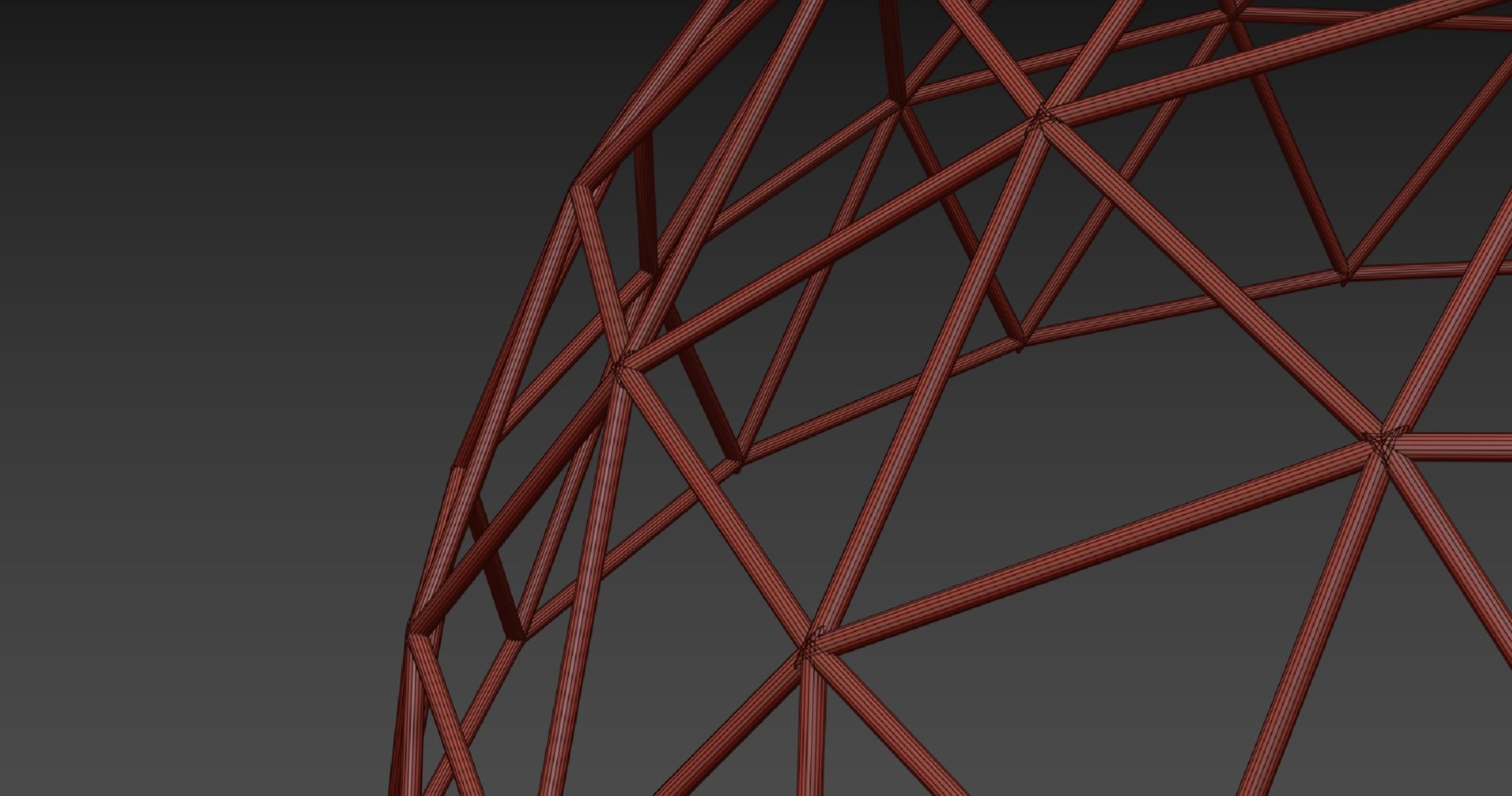 Geometric Dome 3D model - TurboSquid 1877666