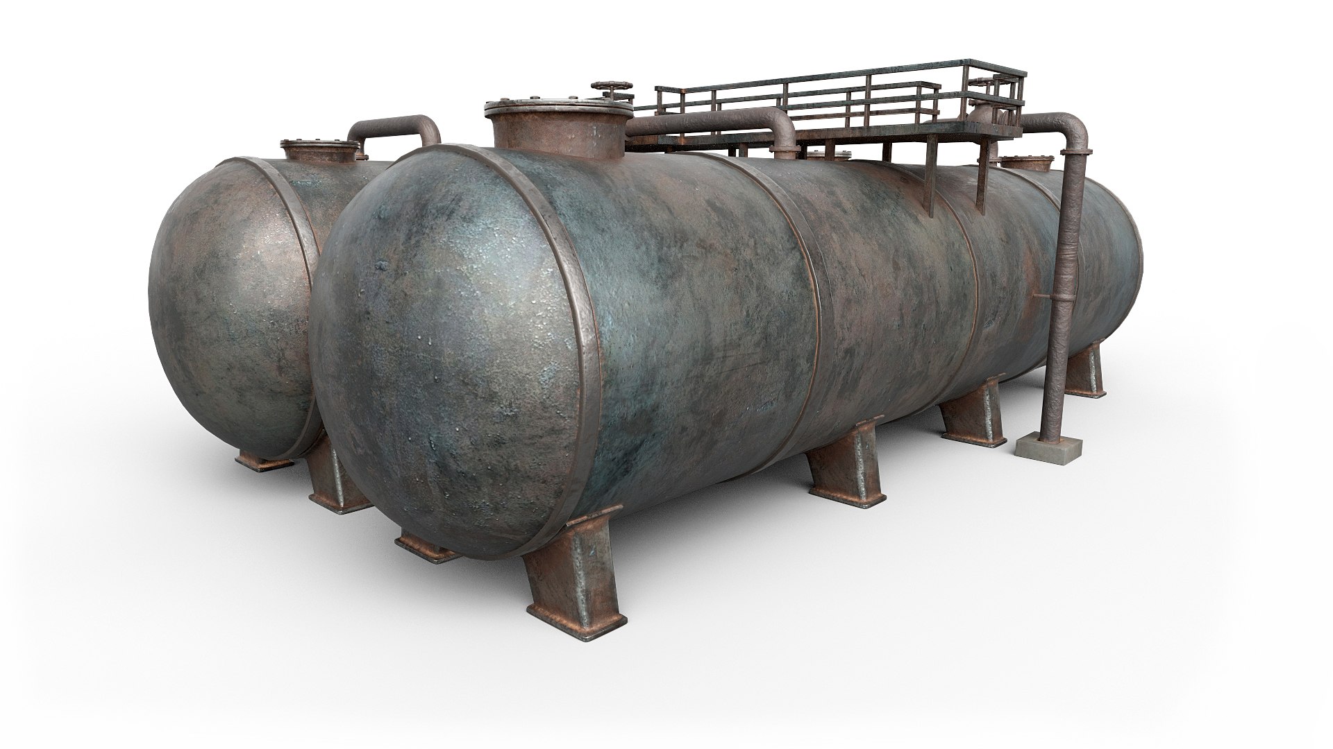 3D Model Industrial Tank V2 - TurboSquid 1880757