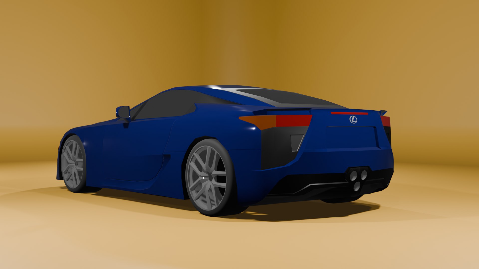 3D Lexus LFA Low Poly - TurboSquid 2344563