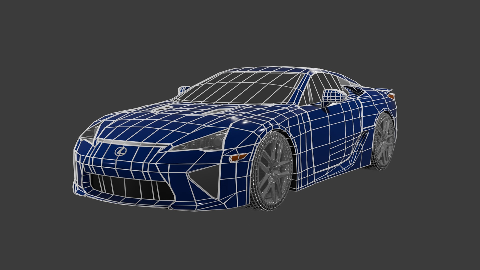 3D Lexus LFA Low Poly - TurboSquid 2344563