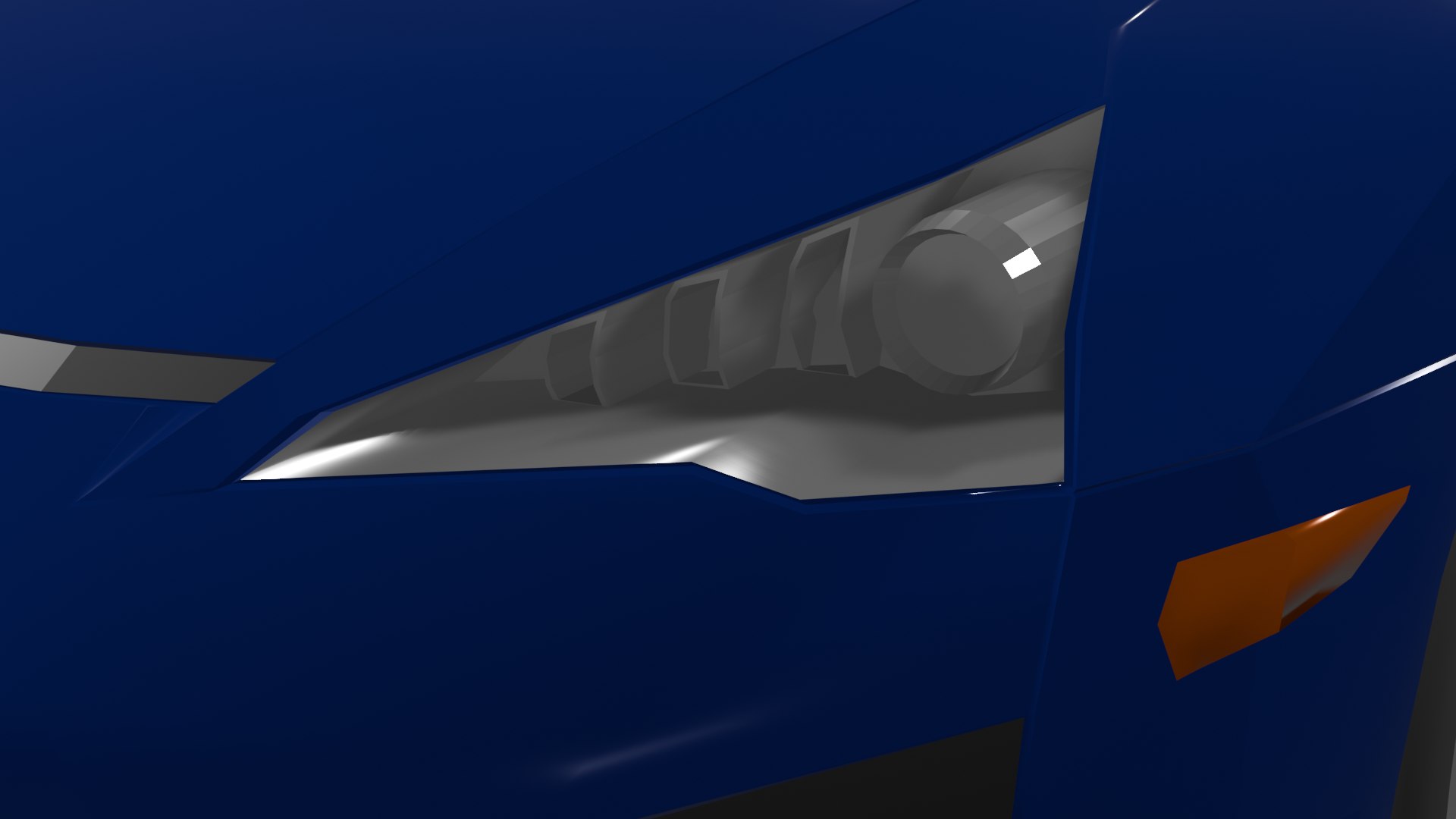3D Lexus LFA Low Poly - TurboSquid 2344563