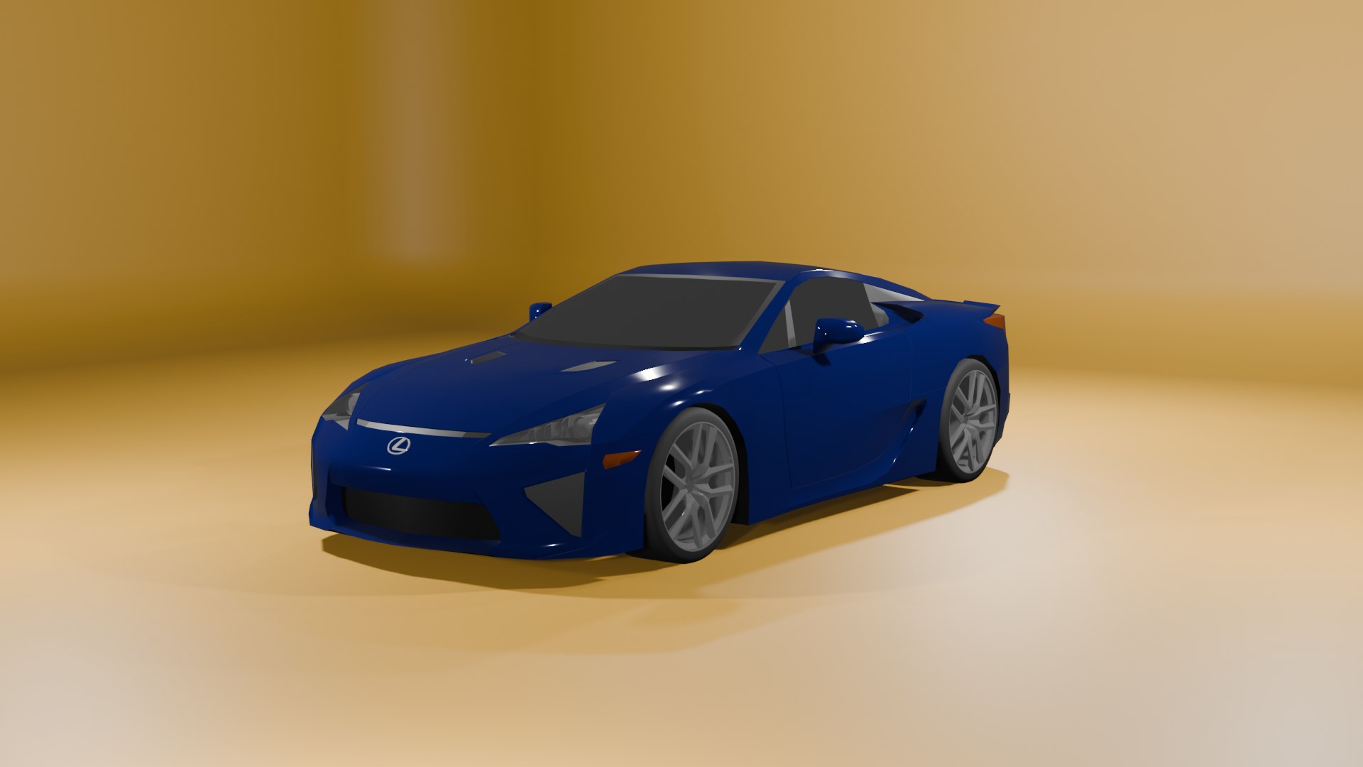 3D Lexus LFA Low Poly - TurboSquid 2344563