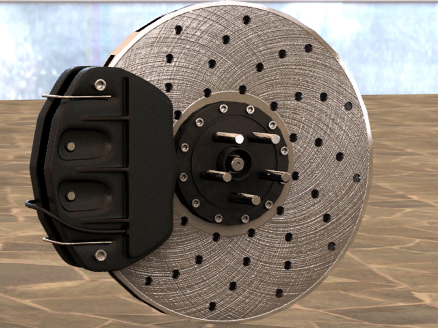 brake disc 3d 3ds