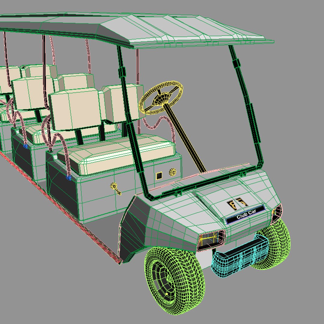Club Car Villager 8 3d Max