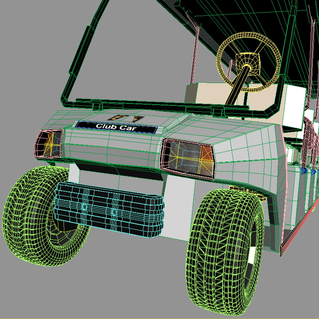 Club Car Villager 8 3d Max