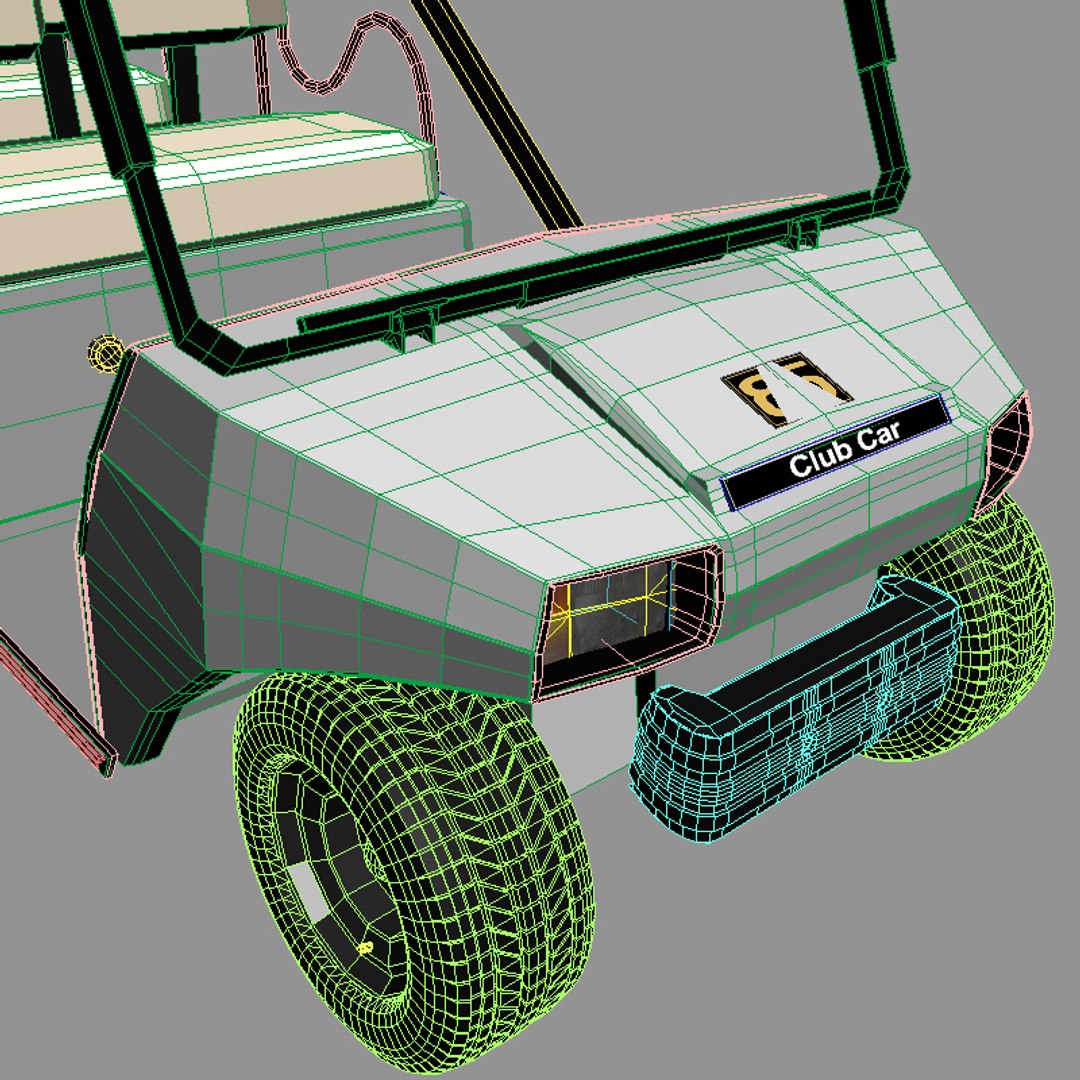 Club Car Villager 8 3d Max