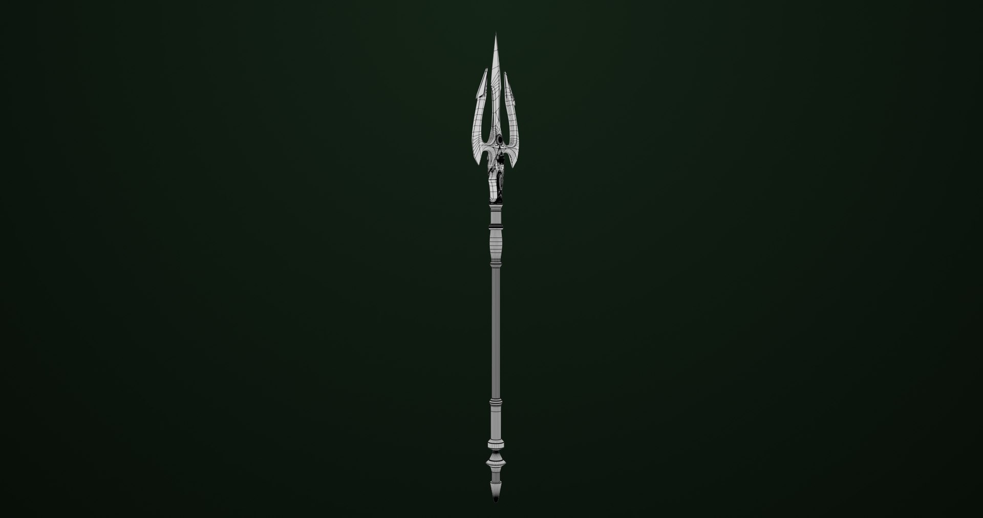 Fantasy Trident 06 All PBR Unity UE Textures Included 3D model ...