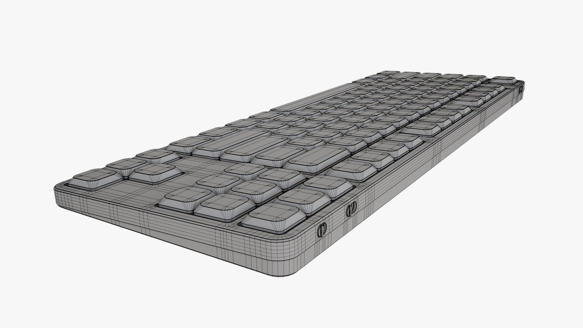 Tenkeyless Keyboard Green 3D Model - TurboSquid 2074421