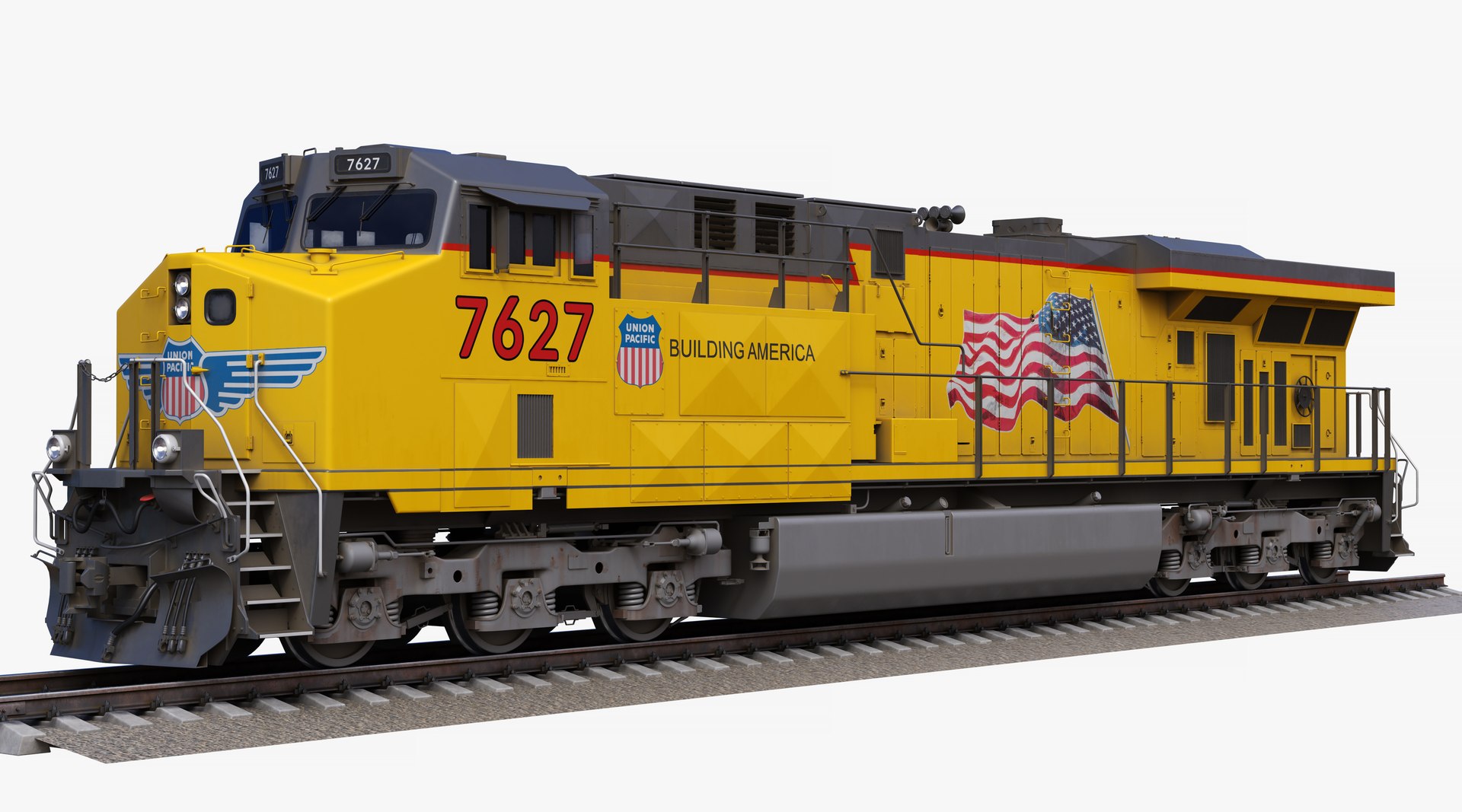 Locomotive ge es44ac union pacific 3D - TurboSquid 1423031