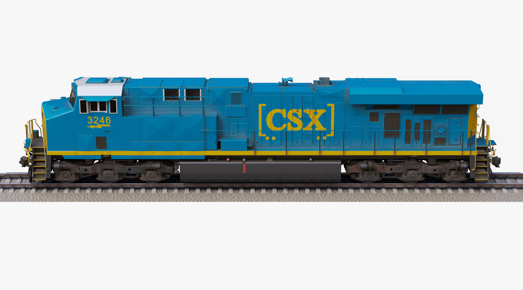 Locomotive ge es44ac union pacific 3D - TurboSquid 1423031