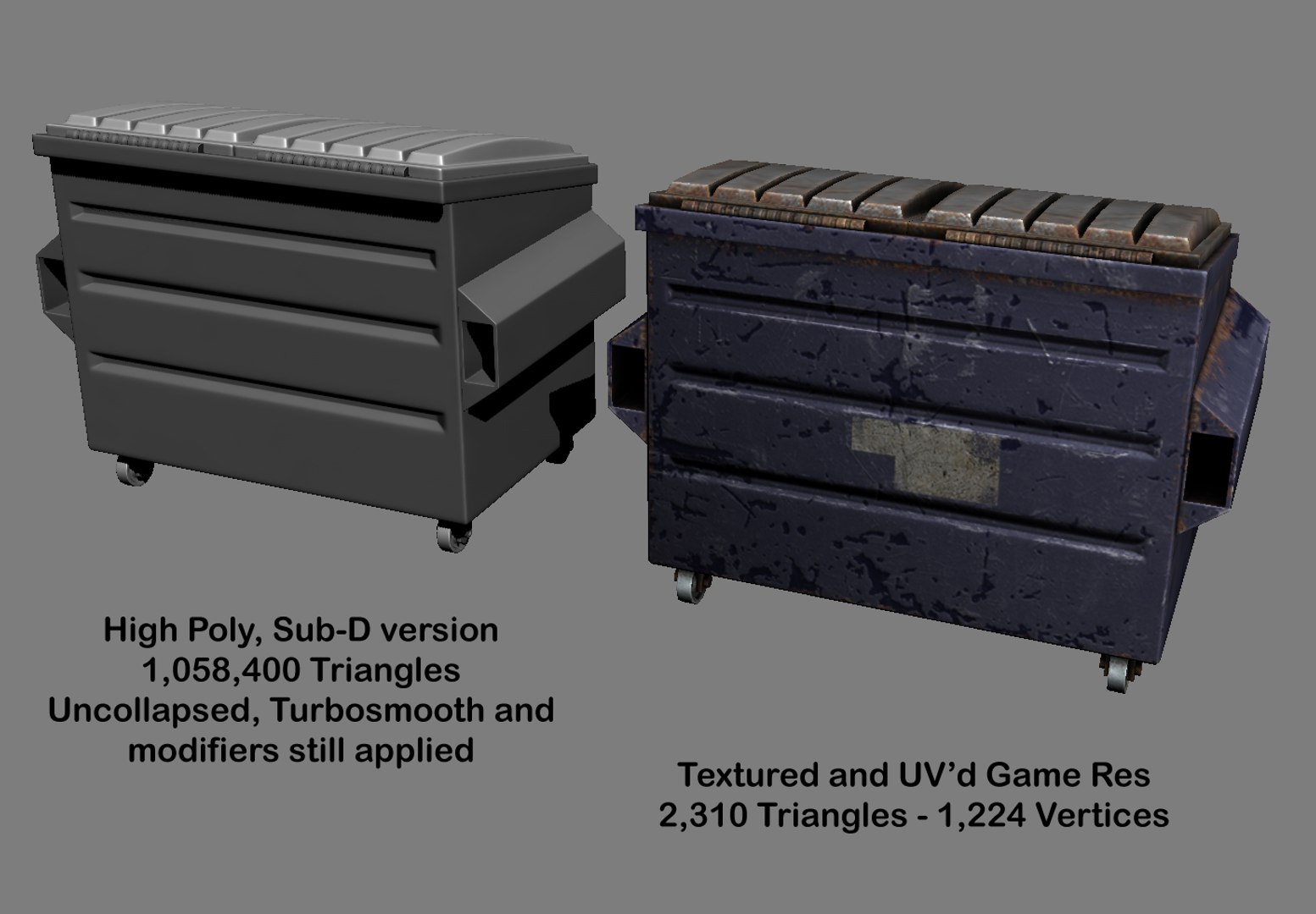 Max Dumpsters Normal Maps