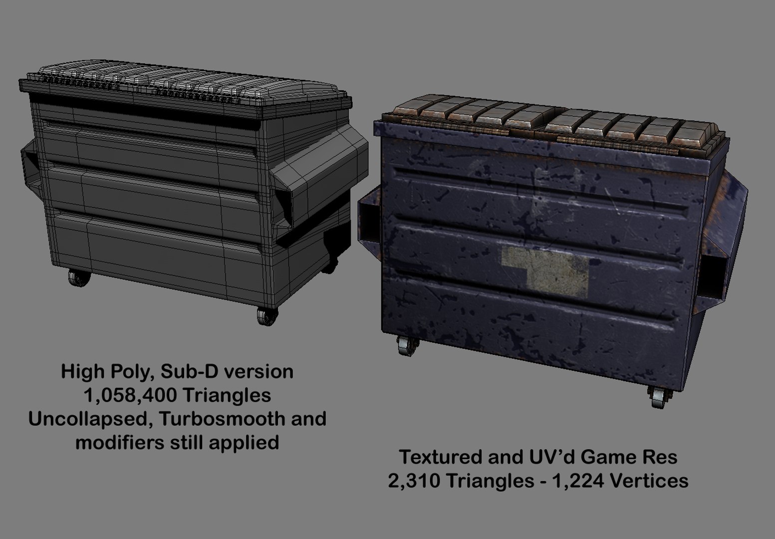 Max Dumpsters Normal Maps