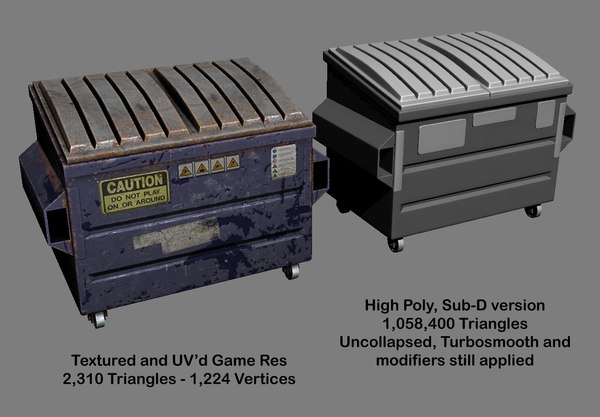 modelo 3d Dumpster Game Prop - TurboSquid 619896