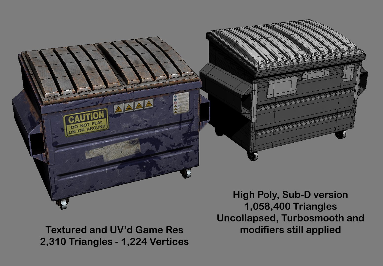 Max Dumpsters Normal Maps