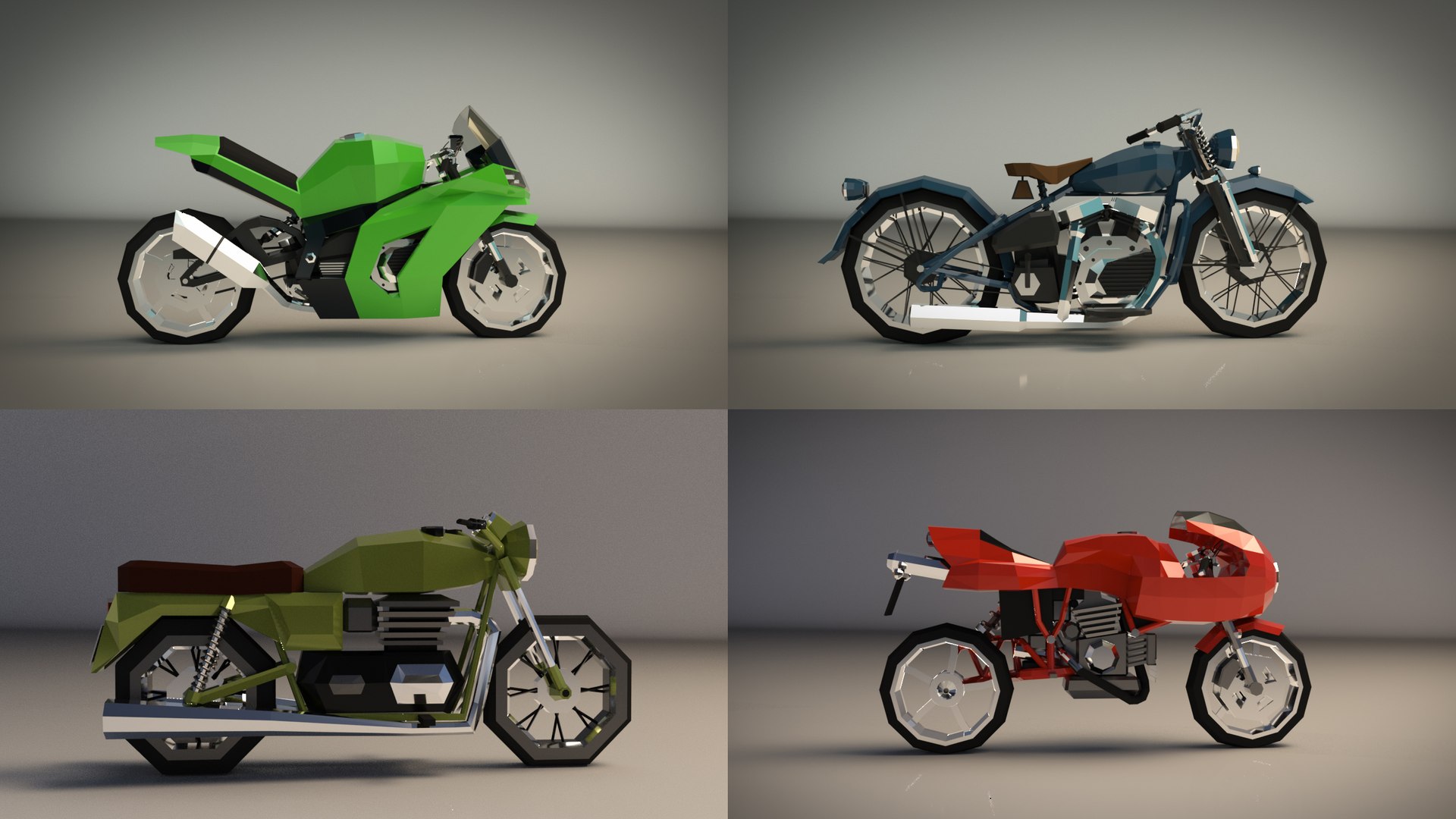 3D Motorcycle Moto Model - TurboSquid 1442204