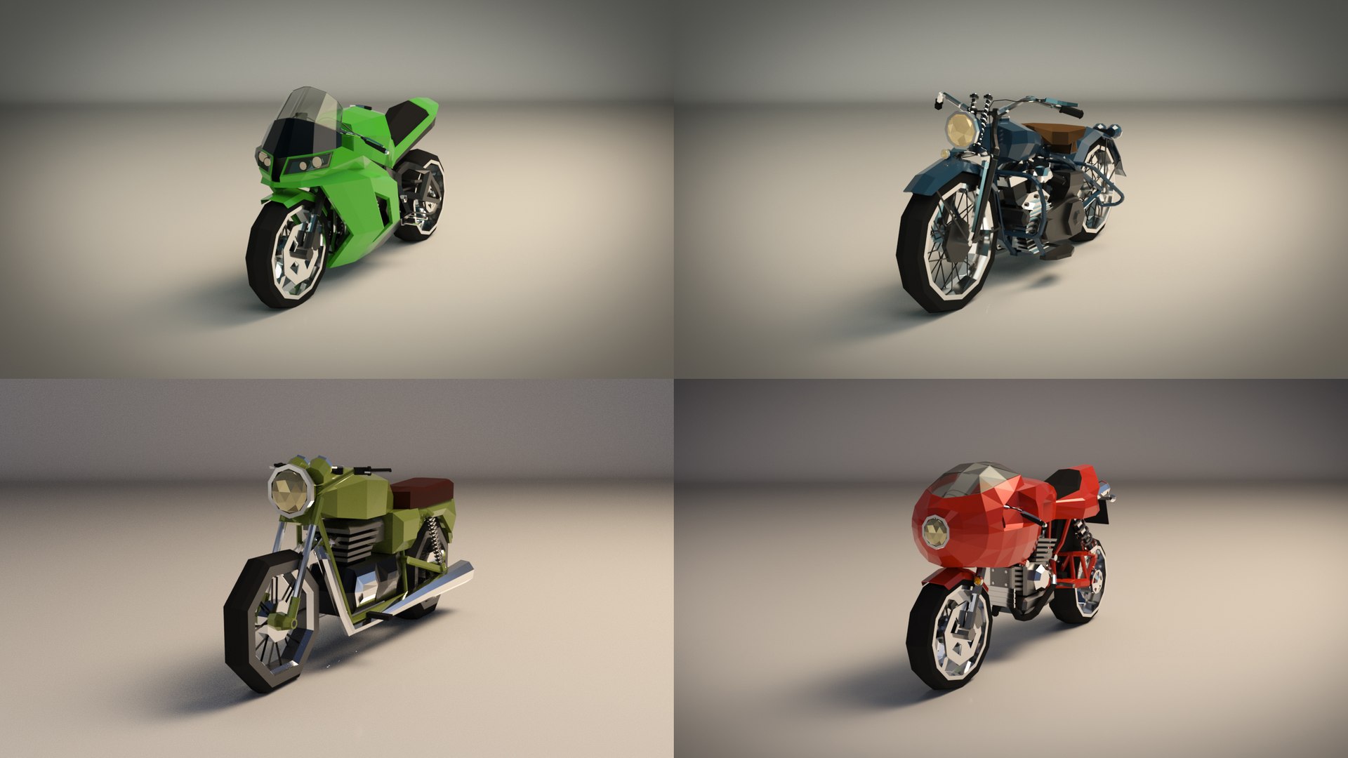 3D Motorcycle Moto Model - TurboSquid 1442204