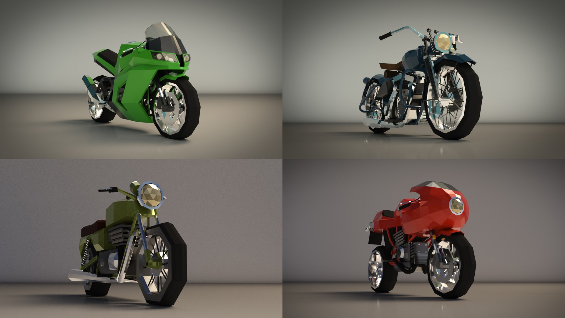 3D Motorcycle Moto Model - TurboSquid 1442204