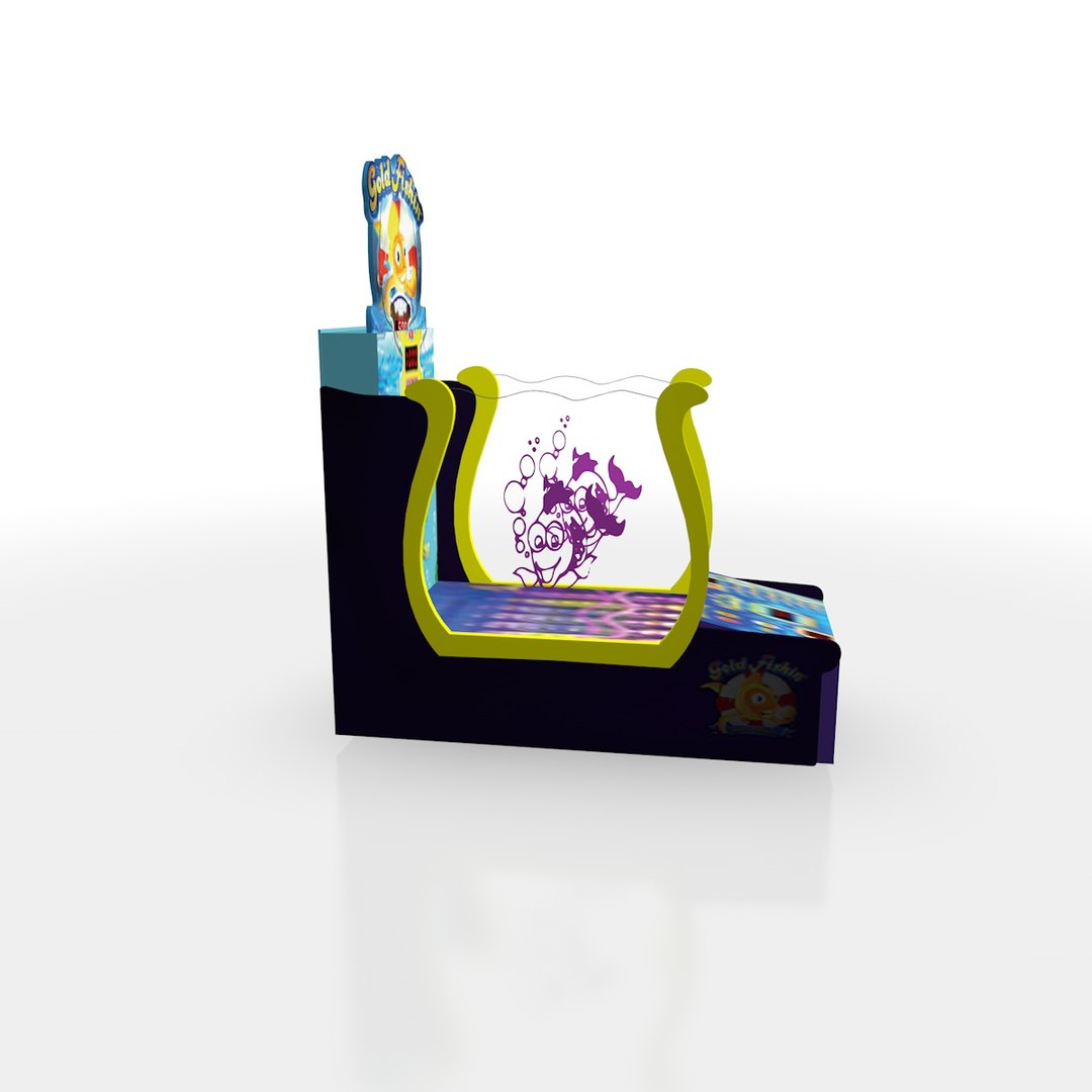 3D Model Gold Fishin Arcade - TurboSquid 1276616