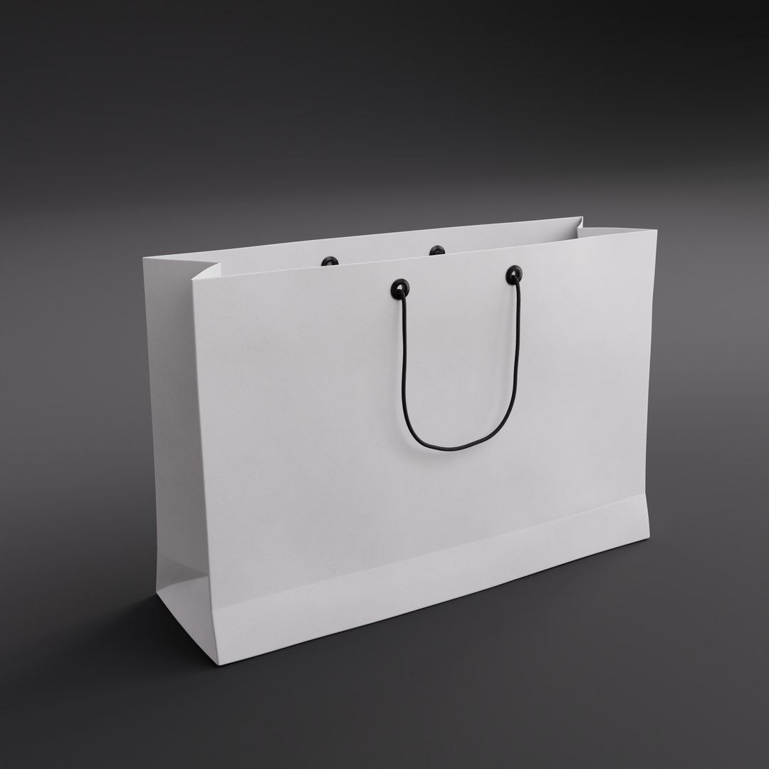 Shopping Bag 2 3D Model - TurboSquid 2038644