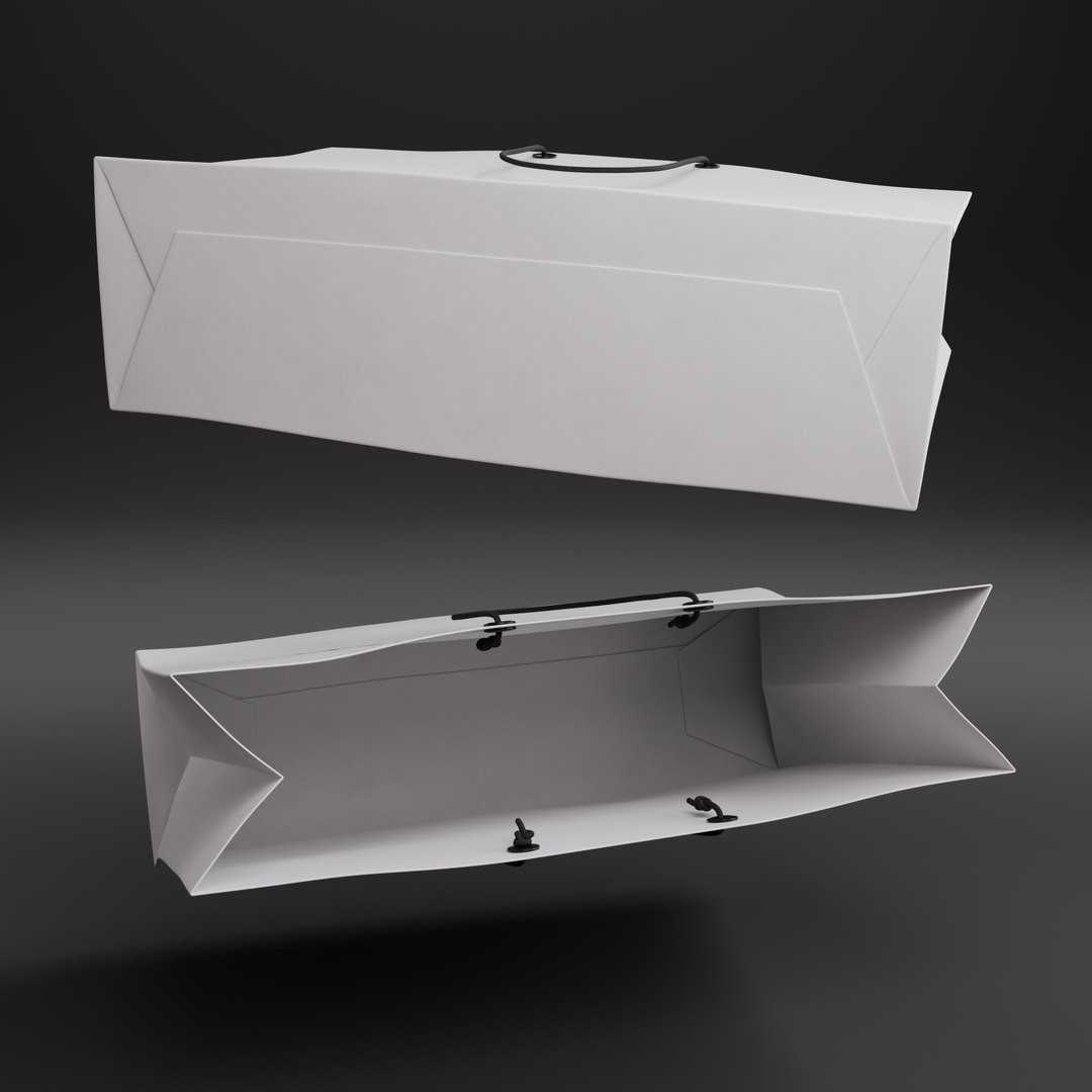 Shopping Bag 2 3D Model - TurboSquid 2038644