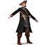 3d Model Pirate Rigged