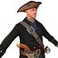3d Model Pirate Rigged