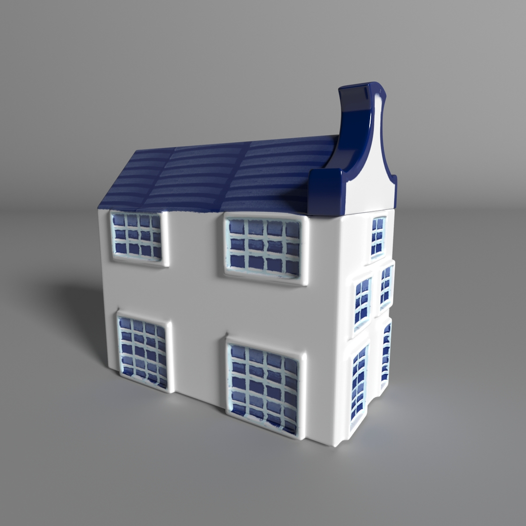 3D klm delft blue house model - TurboSquid 1335479
