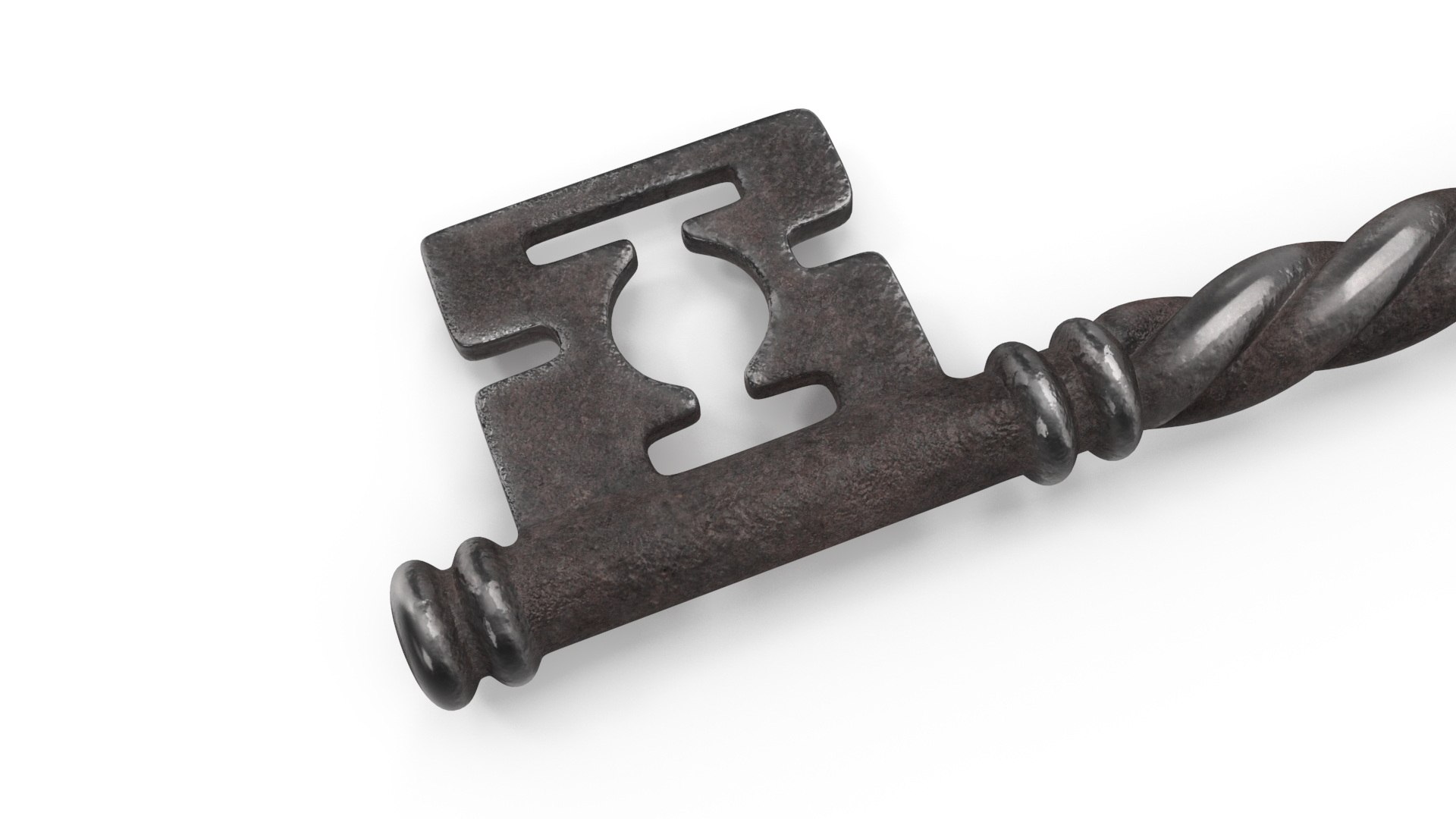 3D Model Fantasy Skeleton Key Steel - TurboSquid 2246393