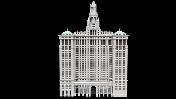Municipal building new york model | 1144629 | TurboSquid