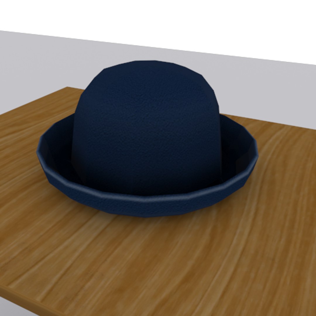 hat modeled blender 3d model