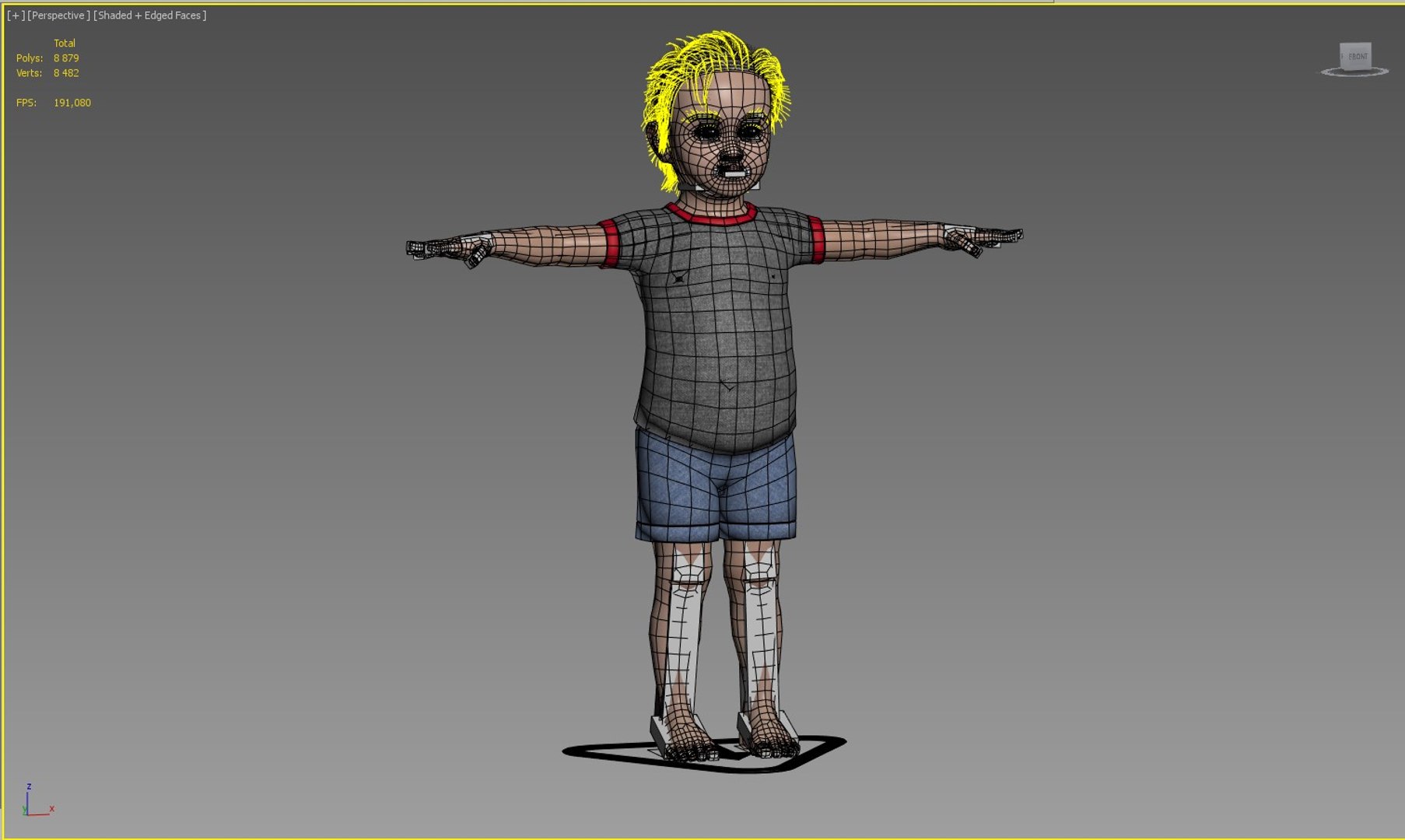 3D Boy Rig Model - TurboSquid 1410686