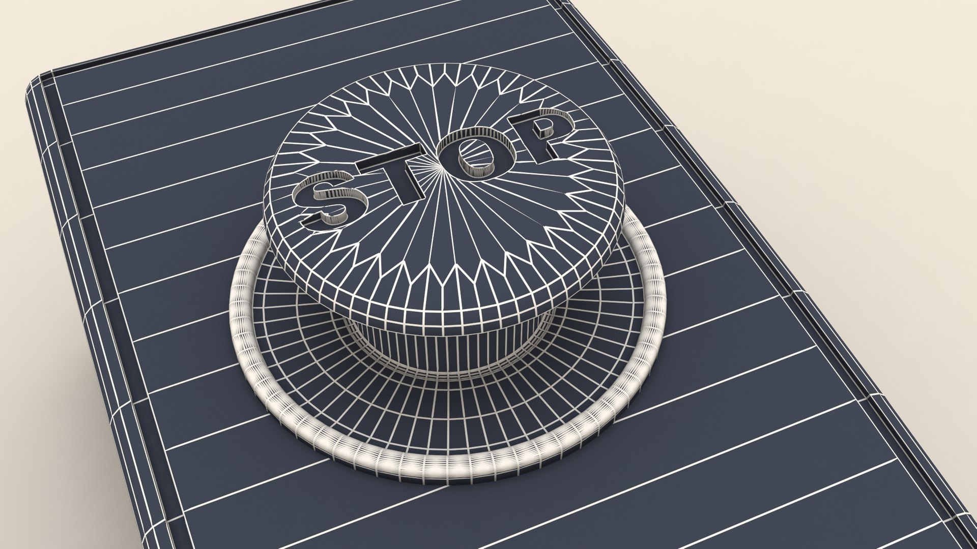 Emergency Panic Button 3D Model - TurboSquid 1538045