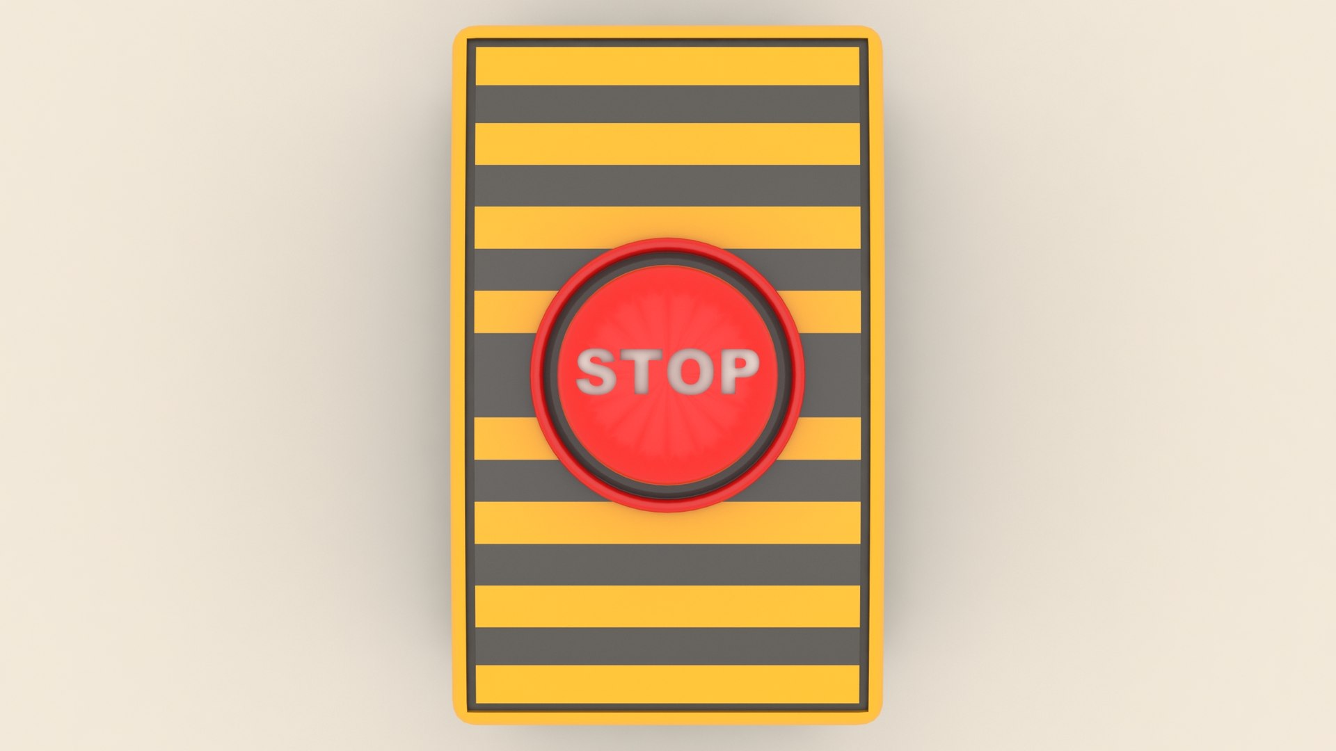 Emergency Panic Button 3D Model - TurboSquid 1538045