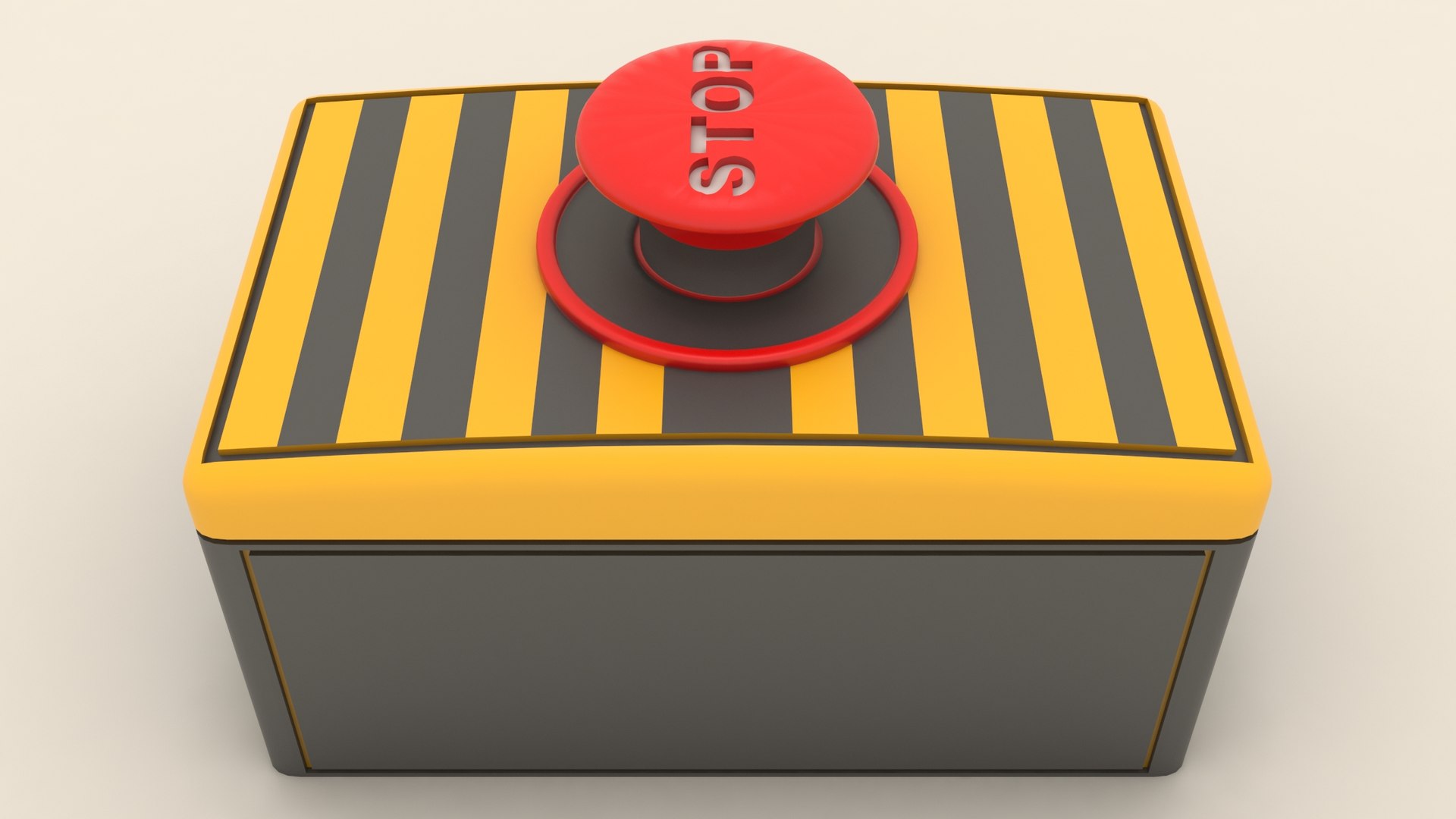 Emergency Panic Button 3D Model - TurboSquid 1538045